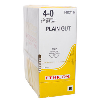 Ethicon Plain Gut Absorbable Sutures 821H - Dental Zone