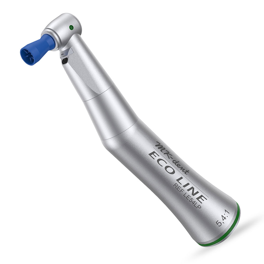 Mk-dent Eco Line Contra Angle Handpiece Green 5.4:1 - Dental Zone